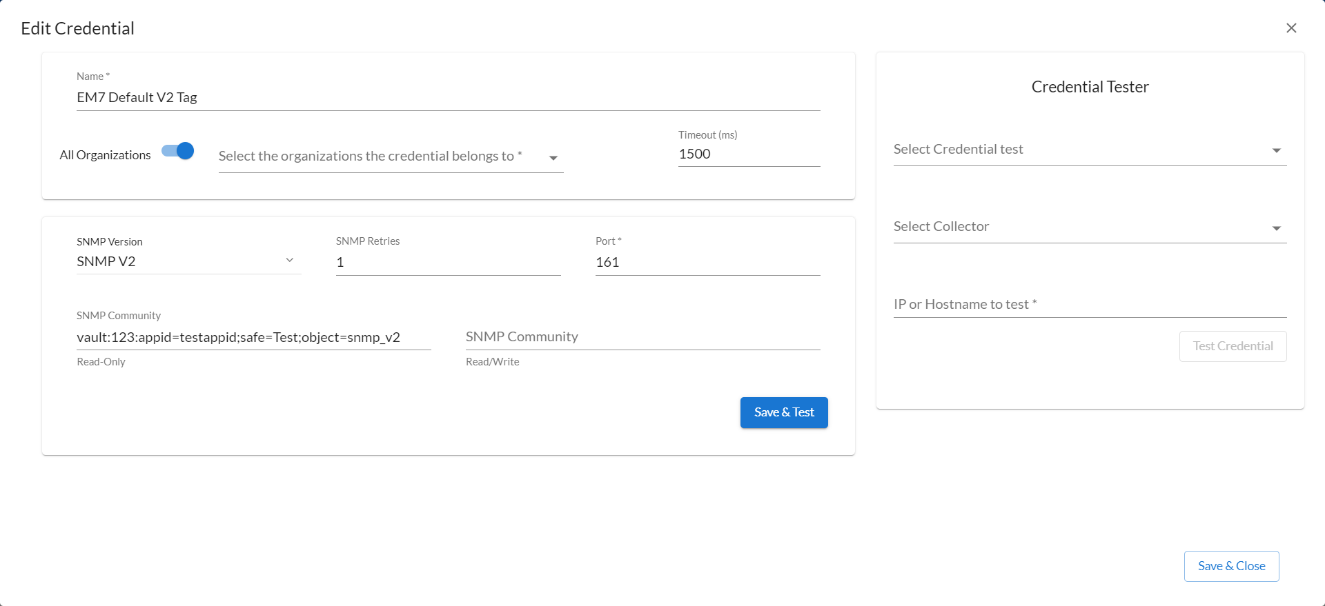 Using External Credential Services