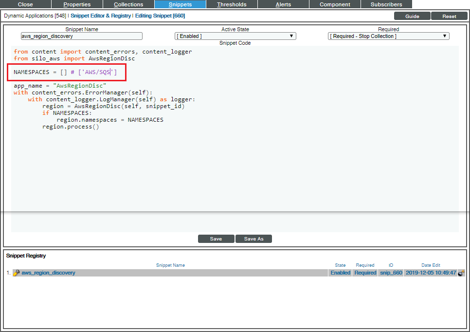 Controlling What is Discovered by the PowerPack