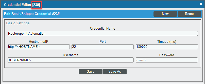 Configuring Device Credentials