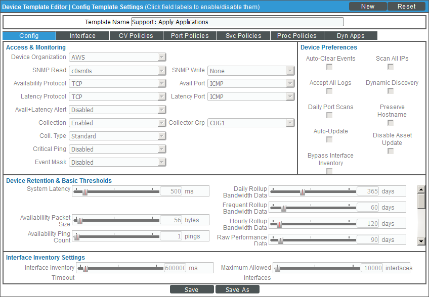 What is a Device Template?