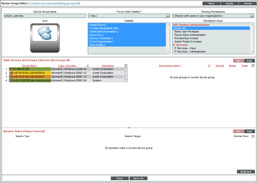 Using Device Templates