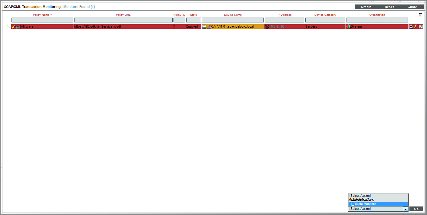 Monitoring Soap And Xml Transactions