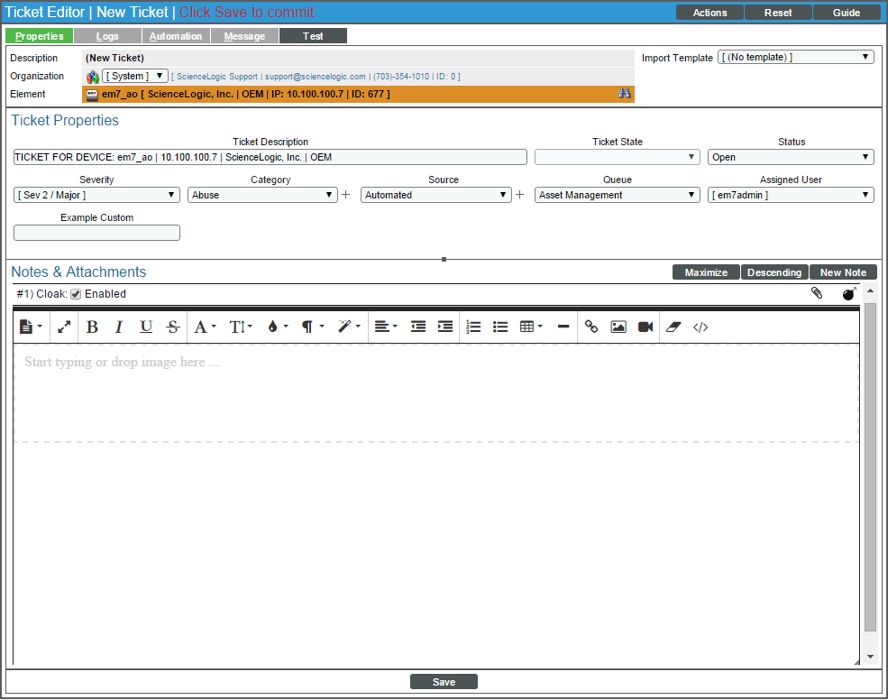 Managing a Single Device with the Device Administration Panel