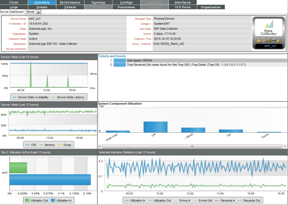 Viewing Details in the Device Reports Panel