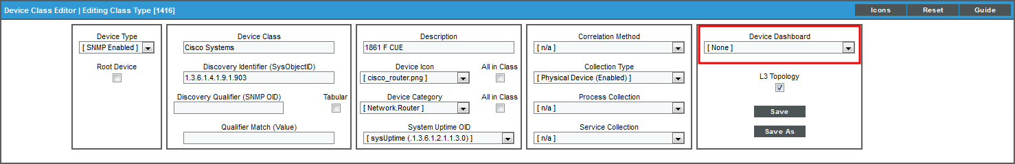 Device Dashboards