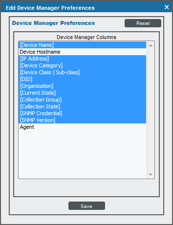 Device Registry Pages