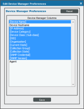 Device Registry Pages
