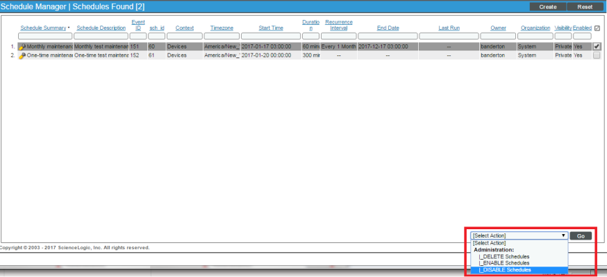 Scheduling Downtime for Maintenance