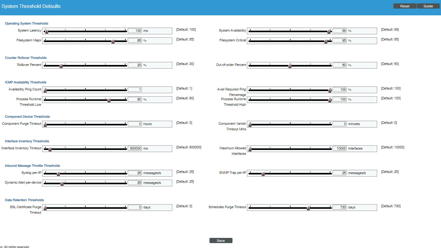 Device Thresholds and Data Retention
