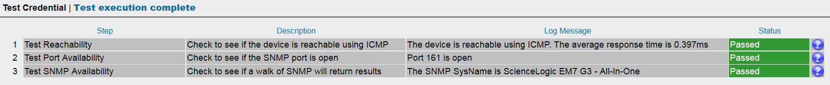 Creating SNMP and WMI Credentials for Windows Devices