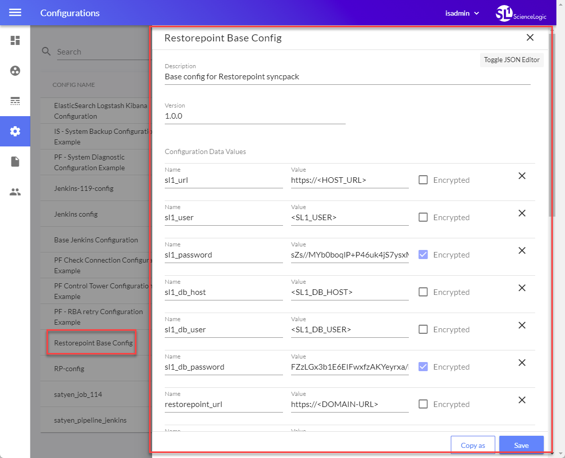 Configuring Applications for the Restorepoint Synchronization PowerPack