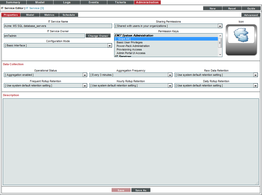 Example Using Device Availability, Device Latency, and Process Availability