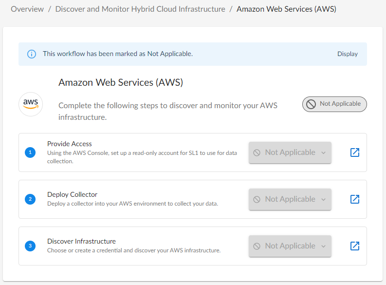 Navigating the Setup and Config Page