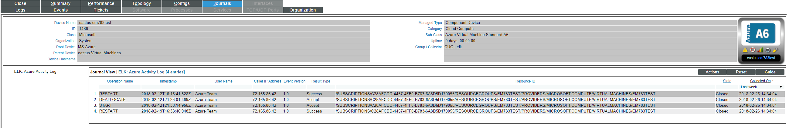 Configuring Azure ELK Stack Monitoring