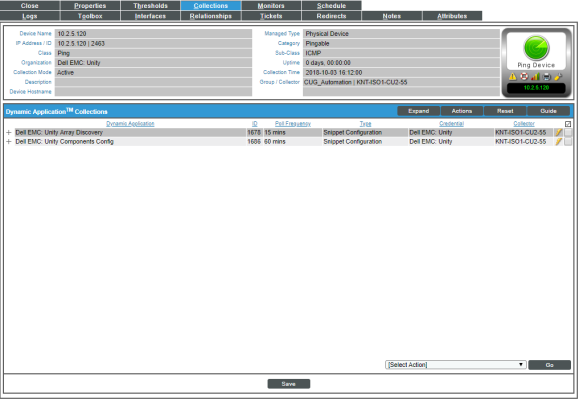 Discovering Dell EMC Unity Devices
