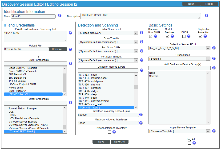 Discovering Dell EMC XtremIO Component Devices