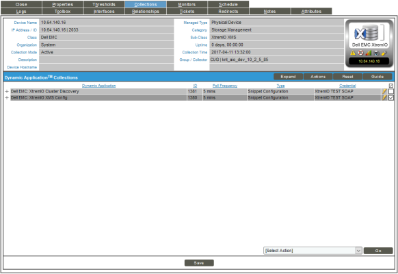 Discovering Dell EMC XtremIO Component Devices