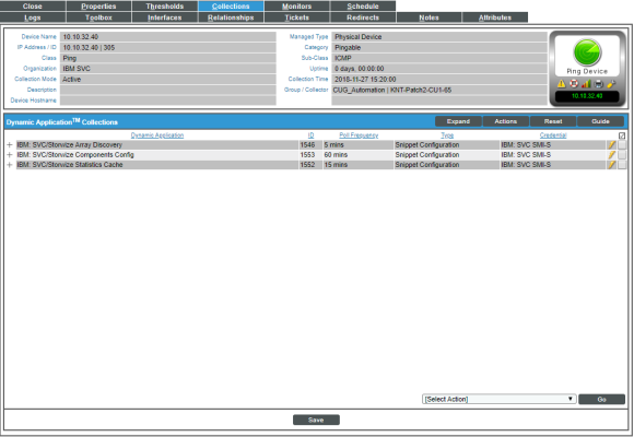 Configuring IBM SVC Monitoring