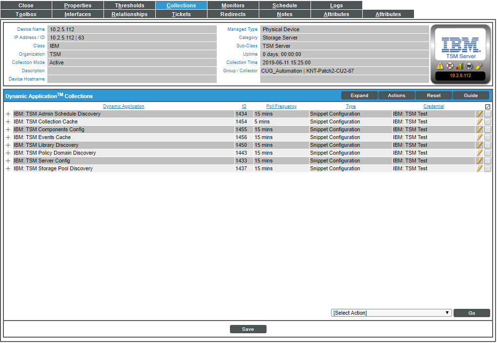 Configuring IBM Tivoli Storge Manager Monitoring