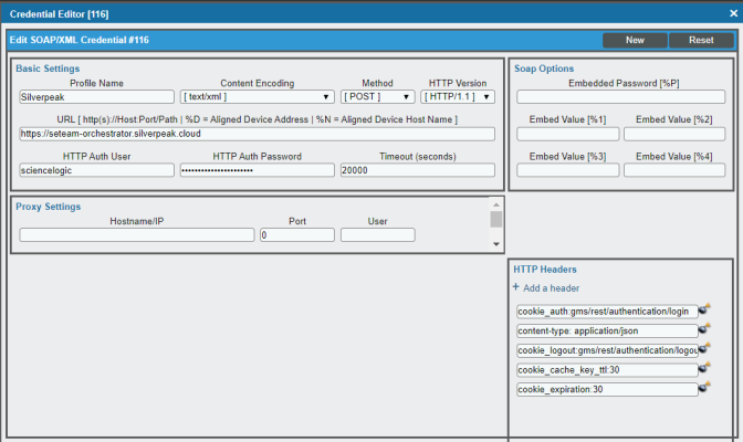 Configuring Silver Peak Monitoring