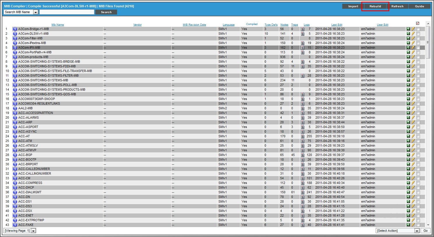Viewing MIBs and Using the SNMP Walker Tool