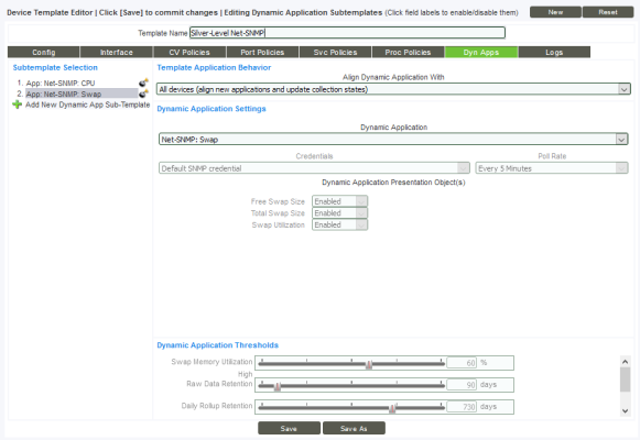 Configuring Device Templates