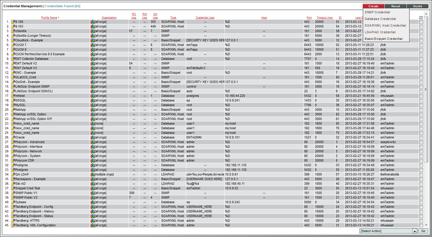 Creating Snmp And Wmi Credentials For Windows Devices