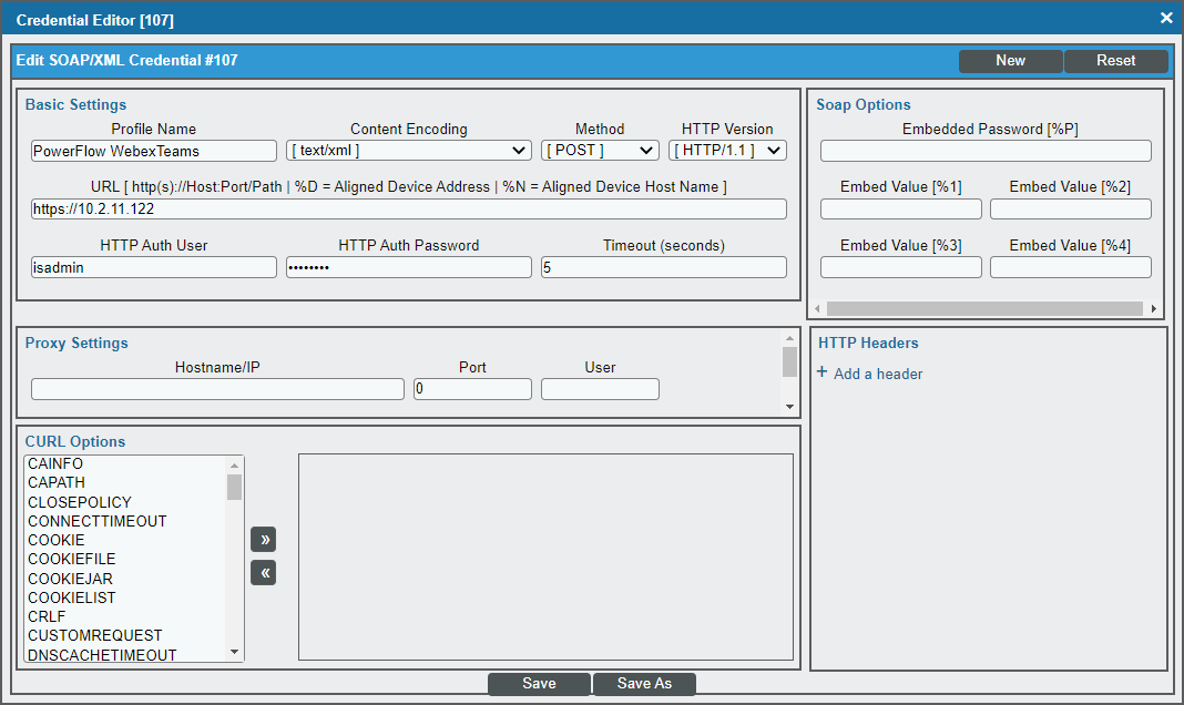 Configuring Device Credentials